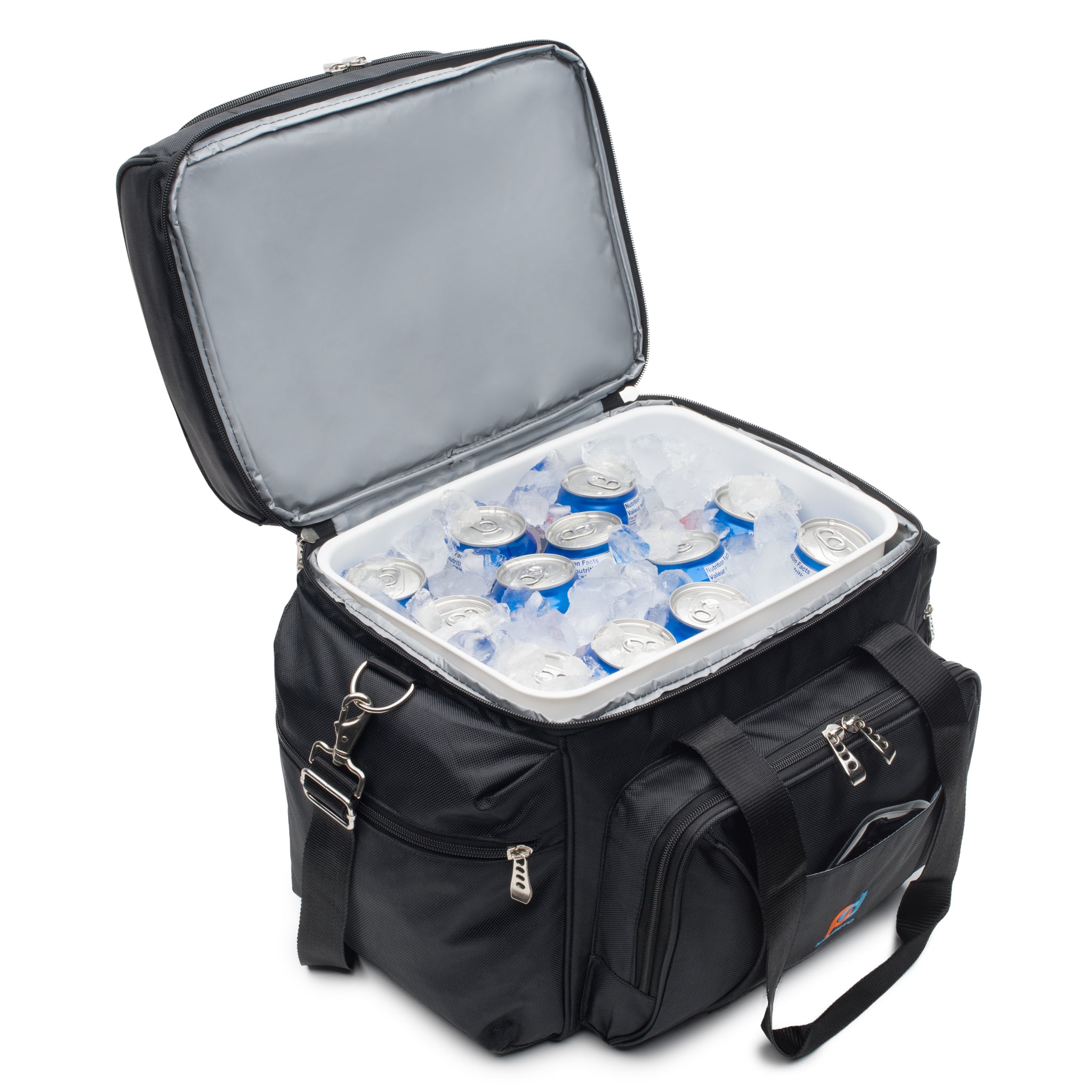 XX-Large Two Compartment Cooler with Leakproof Hardliner (14x13x9.5 In ...